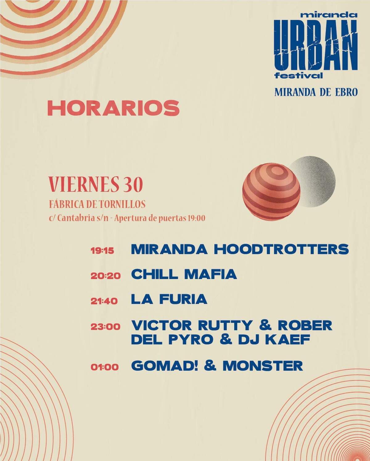 ¡EL MUF YA TIENE SUS HORARIOS Y UN CARTEL DE AUTÉNTICO LUJO! - Ebrovisión